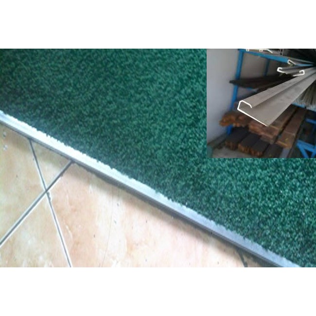 Jual List Alumunium Silver Panjang 2 Meter / List Pinggir Karpet / Lis ...