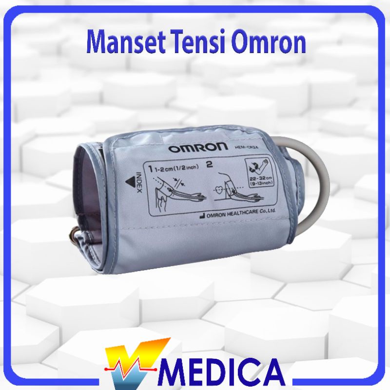 Jual Manset TensiMeter Digital Omron / Manset 1 selang Omron / Manset ...