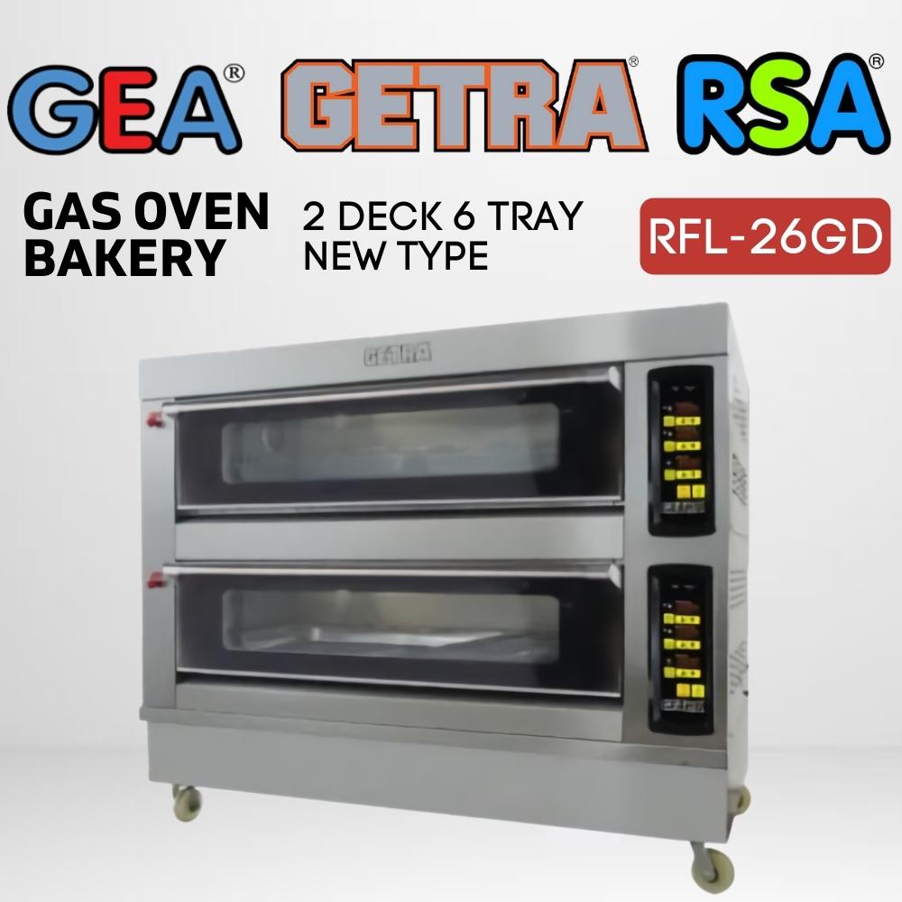 Jual OVEN GETRA 2 DECK 6 TRAY RFL 26GD PEMANGGANG ROTI KUE ORIGINAL ...