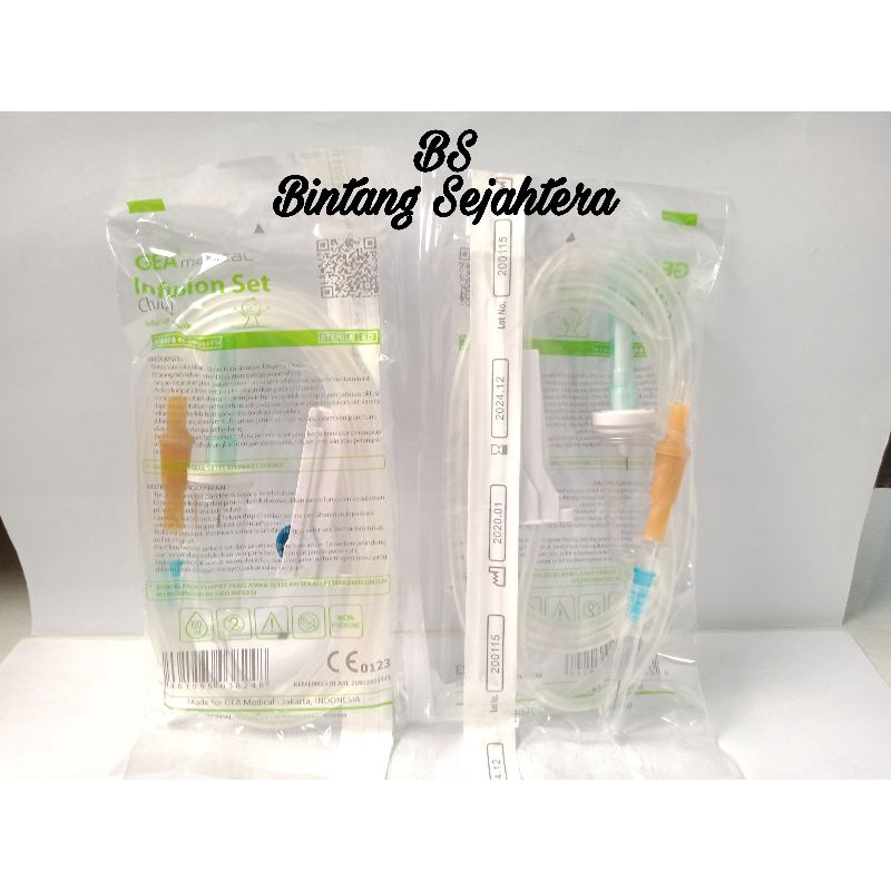 Jual infuset / infusion set GEA anak | Shopee Indonesia