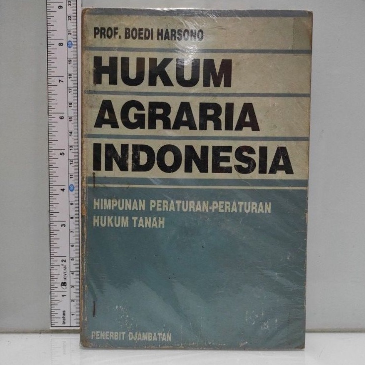 Jual HUKUM AGRARIA INDONESIA PROF BOEDI HARSONO | Shopee Indonesia
