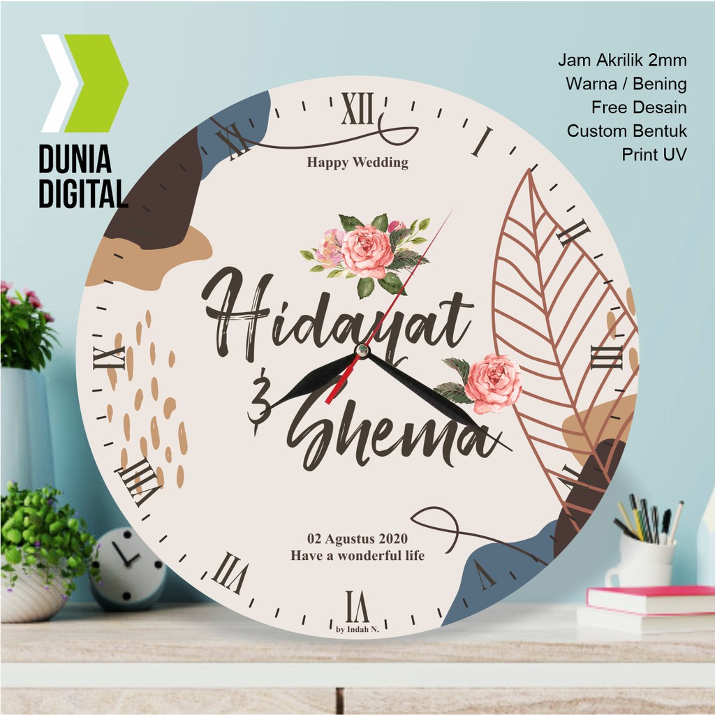 Jual Jam Dinding | Jam Custom | Jam | Jam Akrilik | Jam Acrylic ...