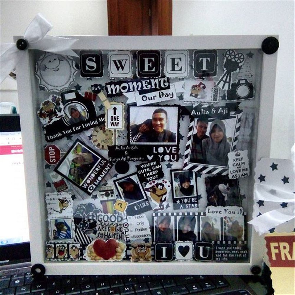 Jual SCRAPFRAME 3D KADO WEDDING NIKAH MAHAR ANNIVERSARY SIZE A4 I.95747 ...