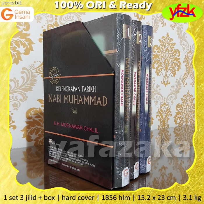 Jual Buku Kelengkapan Tarikh Nabi Muhammad 1 Set Lengkap Edisi Lux KH Moenawar Chalil Munawar ...