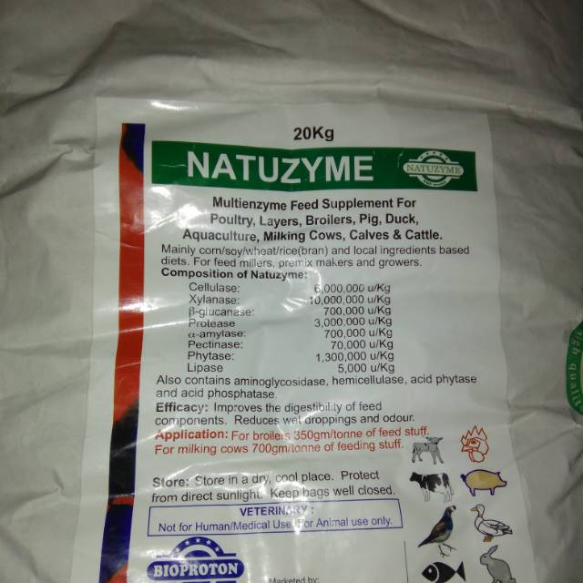 Jual Natuzyme natuzim Multi Enzim komplit untuk ternak repack 500gr ...