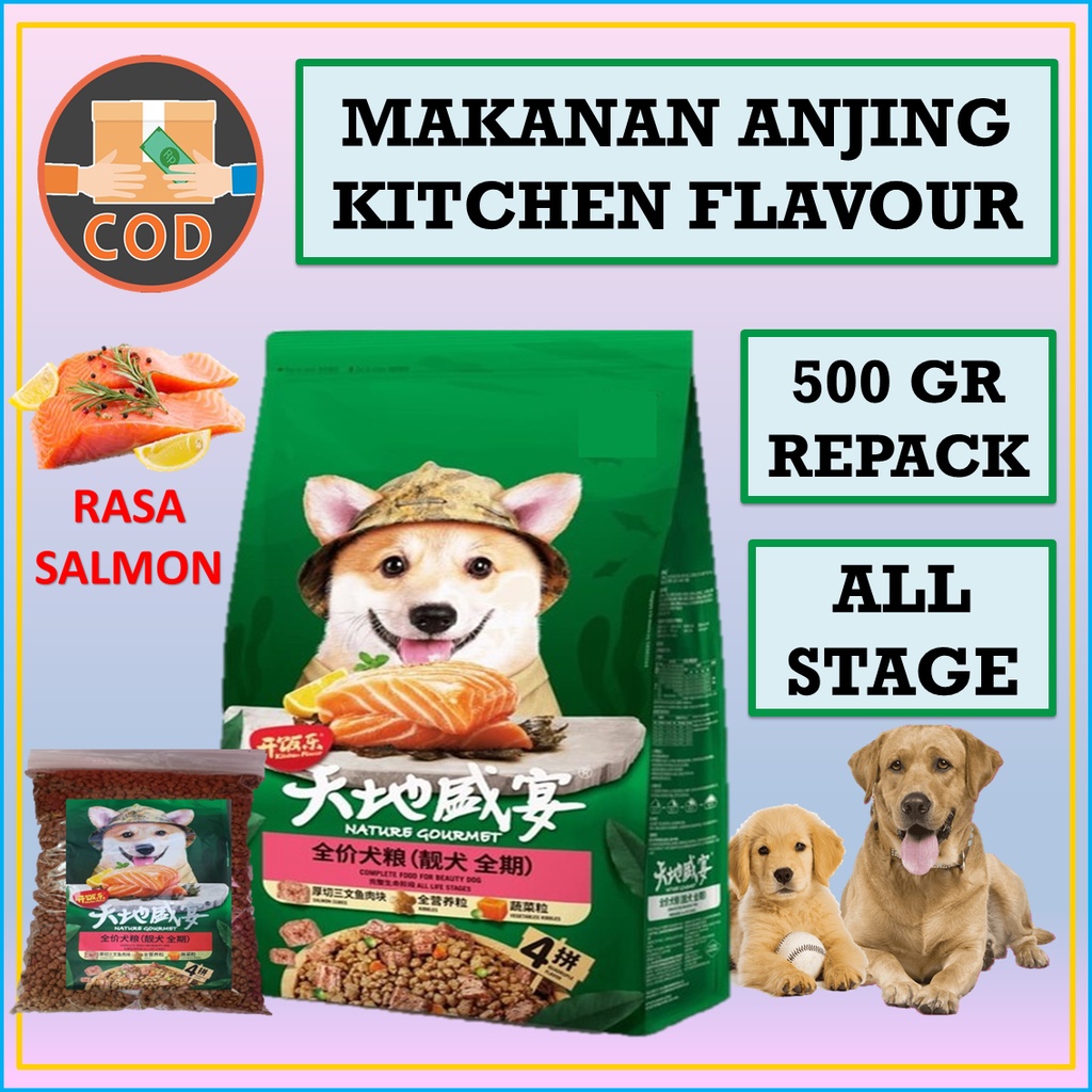 Jual Toko Semar | Makanan Anjing Kitchen Flavour Salmon Beauty ALL ...