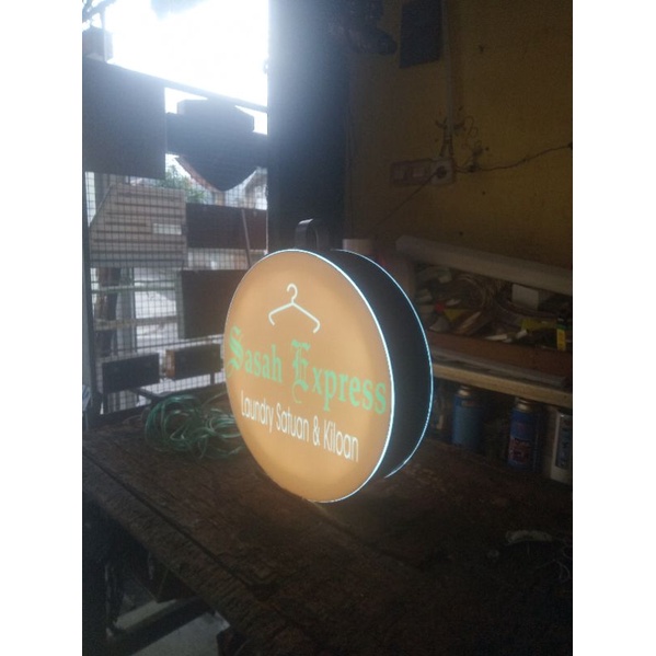 Jual Neon Box Bulet Diameter 45cm | Shopee Indonesia