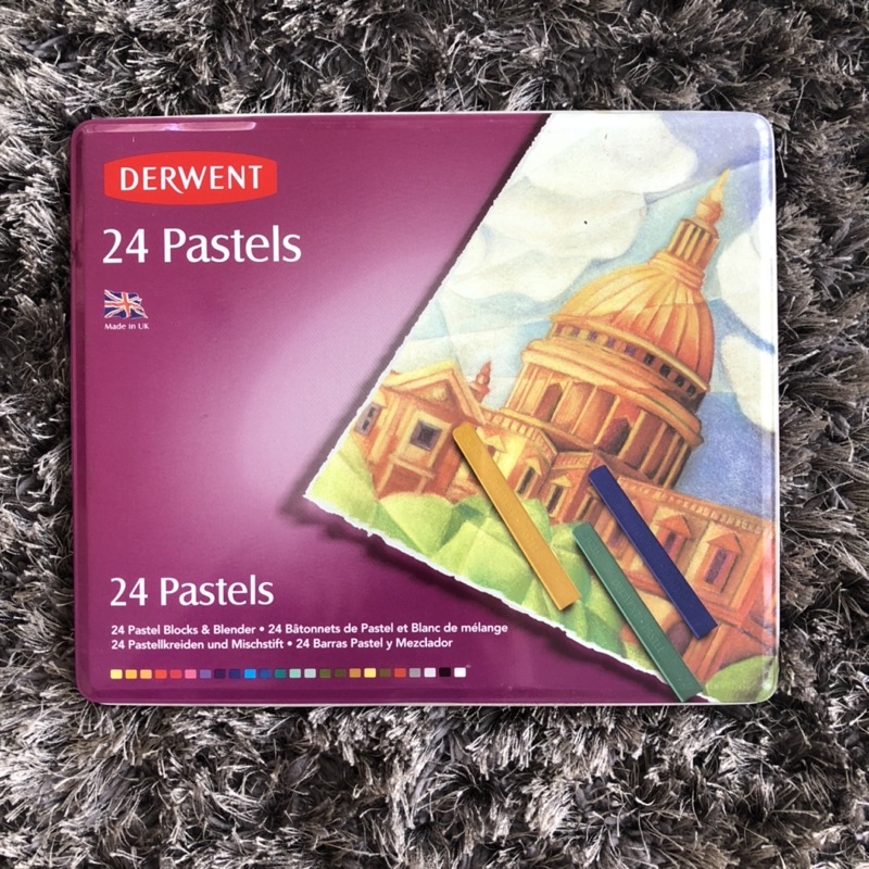 Jual Derwent Pastel Block 24 Colors DKV (BEKAS) | Shopee Indonesia