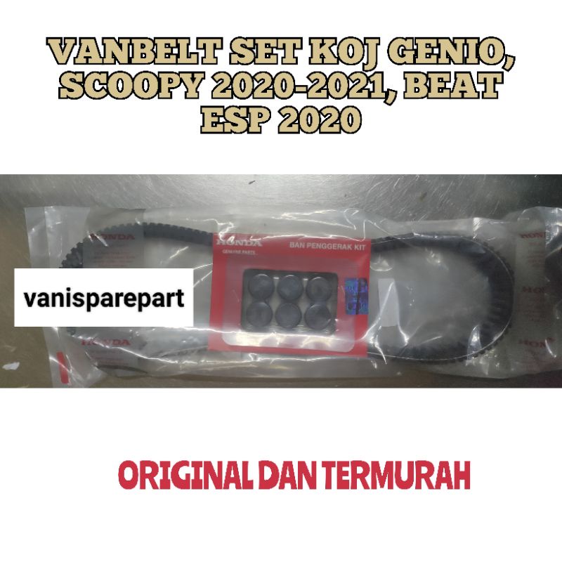 Jual VANBELT VANBEL TIMING ROLLER SET K0J GENIO SCOOPY NEW FI ESP 2020 ...