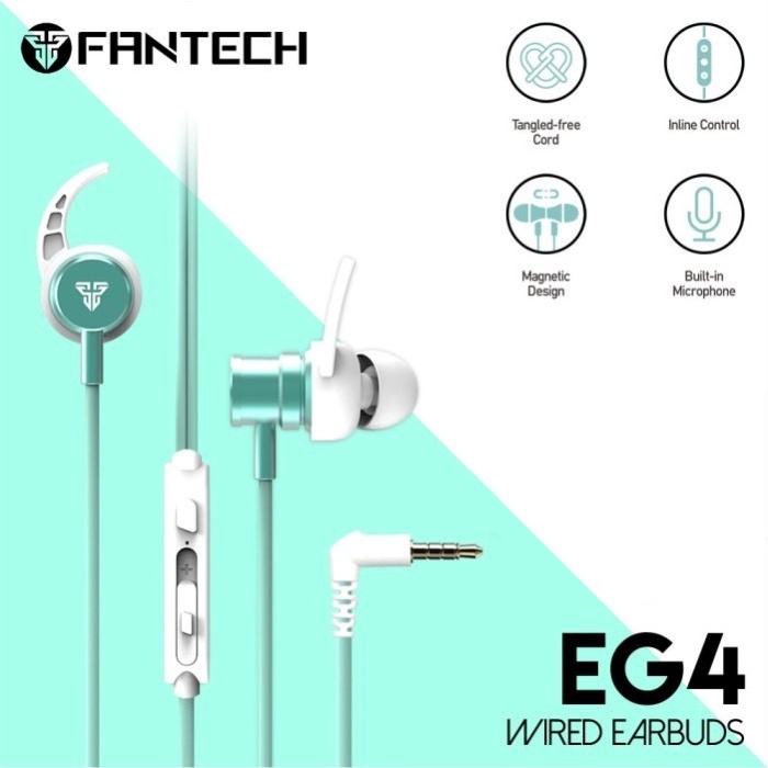 Jual Fantech Earphone EG4- EG-4 Earbuds Premium Alluminium | Earphone ...