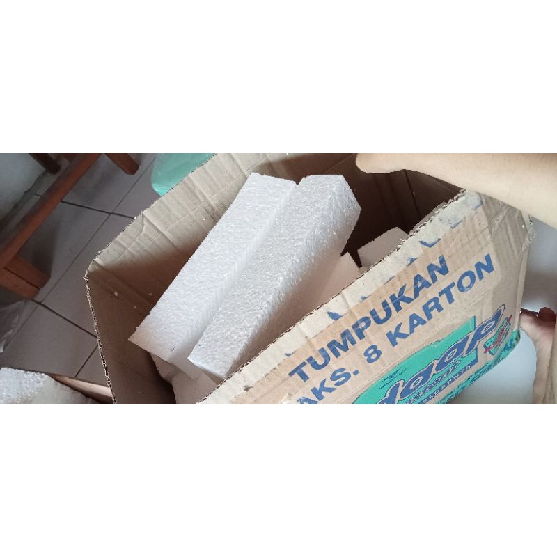 Jual gabus buket putih padat foam 5x5x20 | Shopee Indonesia
