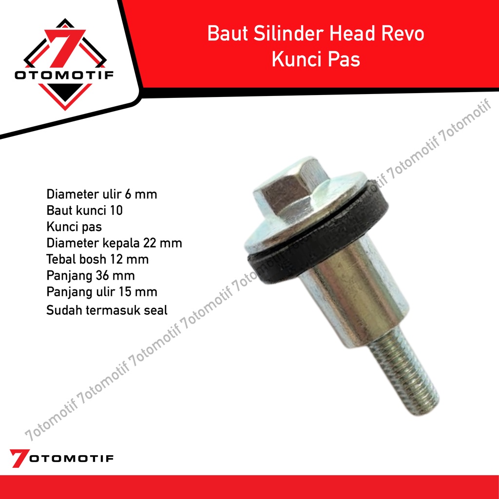 Jual Baut Head Beat Fi Esp Vario 110 Scoopy Spacy Revo New Kunci Pas ...