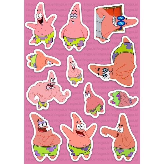 Jual Spongebob Squarepants Sticker Pack by Fasyca | Sticker Spongebob ...