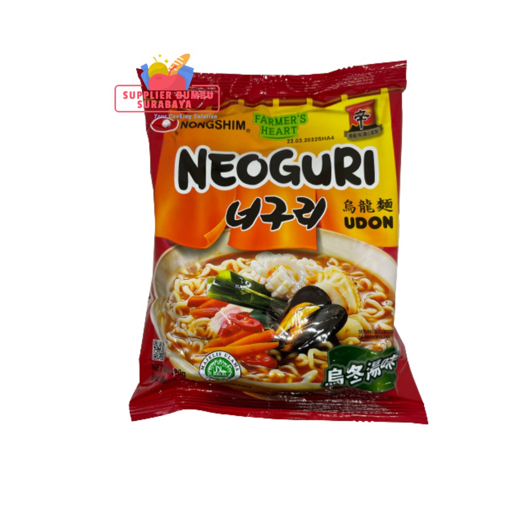 Jual Nongshim Shin Ramyun Kimchi Neoguri Chapagetti Shrimp Ramyeon 120g ...