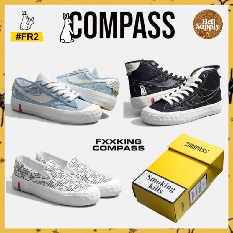 Jual Sepatu Compass Fxxking Rabbits Retrograde Smoking Kills / Sepatu ...