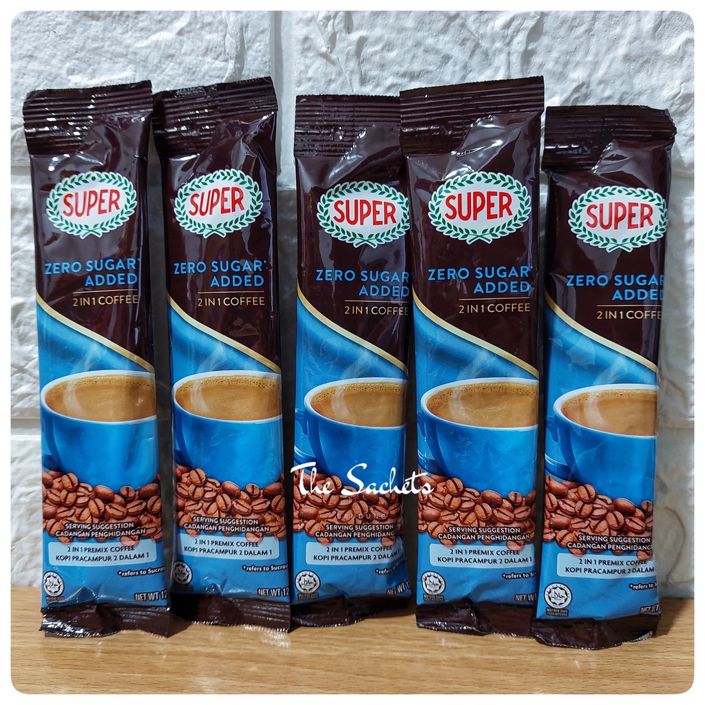 Jual Super 2in1 Coffee Zero Sugar Sachet | Shopee Indonesia