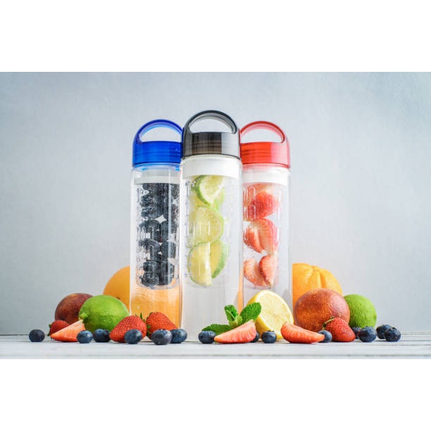 Jual Botol Minum Tritan Water Bottle Fruit Infuser BPA Free Sehat Alami ...