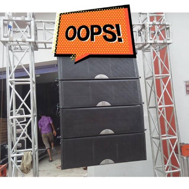 Jual Line Array Set 2x8"+tweeter 2 way passive line array | Shopee ...