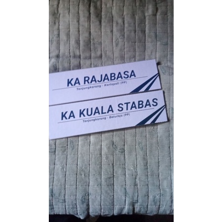 Jual PAPAN NAMA KERETA API | Shopee Indonesia