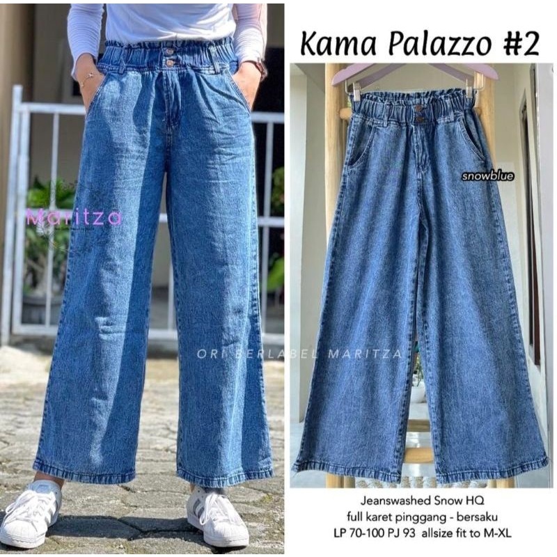 Jual kulot kekinian kulot jeans premium muat bb70kg | Shopee Indonesia