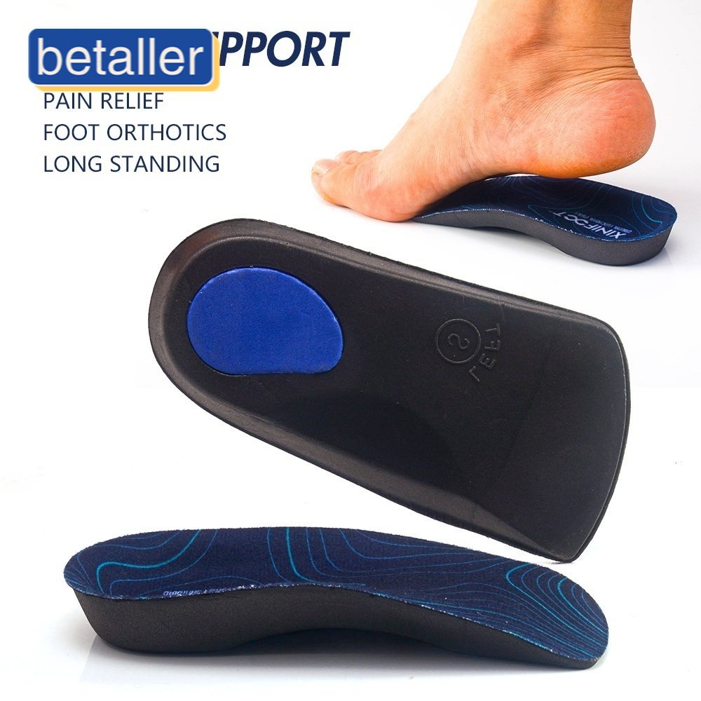 Jual 1Pasangan Sepatu Insole Eva Sport Arch Support Half Pad Flat Foot ...