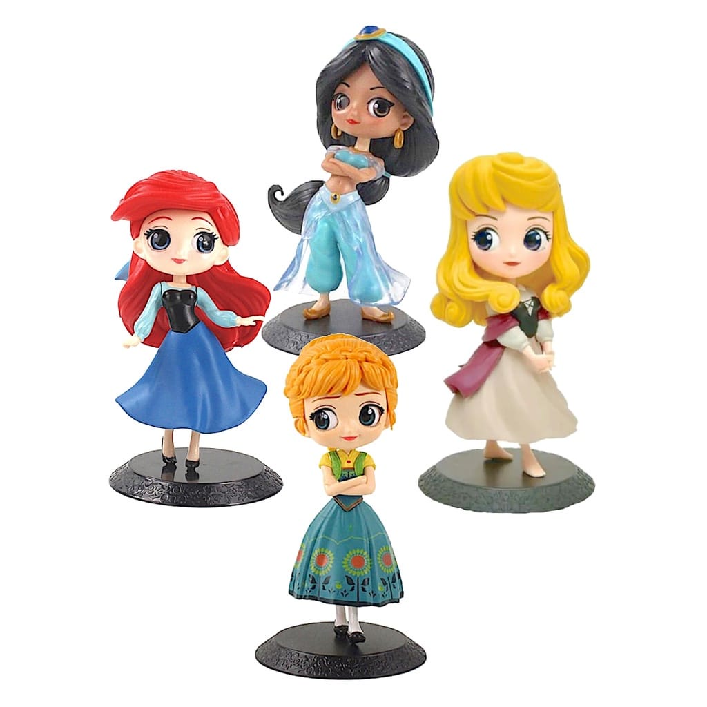 Jual Topper Cake Figure QPOSKET I'm a Princess, Ariel Jasmine Aurora ...