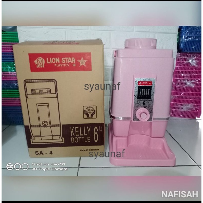 Jual termos/tempat air panas/dingin merek LION STAR uk 6 liter | Shopee ...