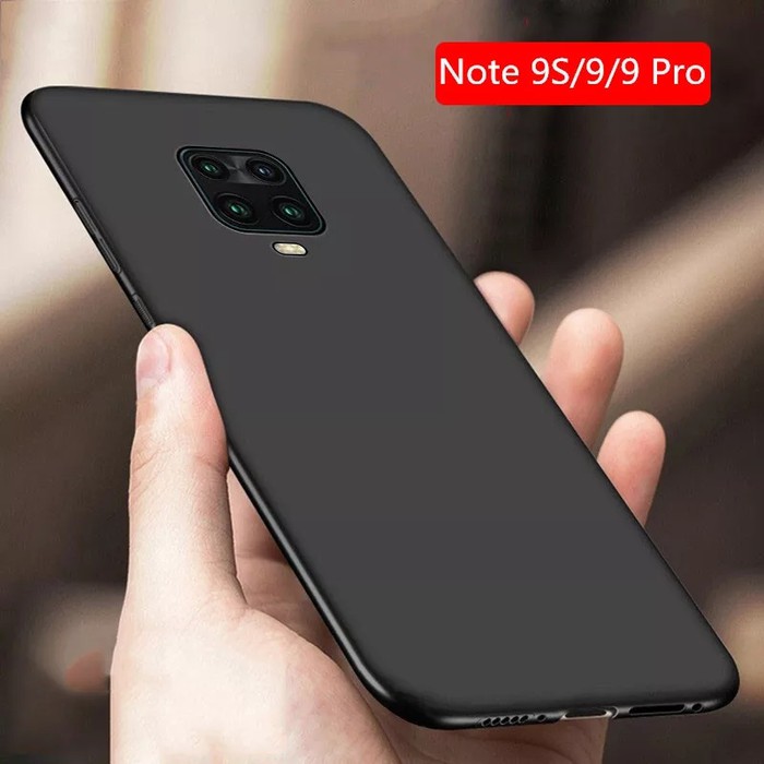 Jual CASE XIAOMI REDMI NOTE 9 PRO PREMIUM MATTE SOFT BLACK DOFF ...