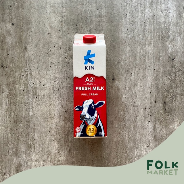 Jual KIN Dairy Fresh Pasteurized Milk 1L - Susu Sapi Pasteurisasi Full Cream | Shopee Indonesia