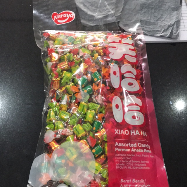 Jual Permen naraya xiao ha ha (net 500gr), xiaohaha, xiao haha HALAL | Shopee Indonesia