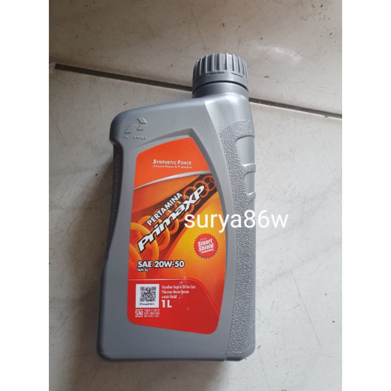 Jual prima xp SAE 20W-50 - oli mesin - pelumas mesin bensin untuk mobil ...