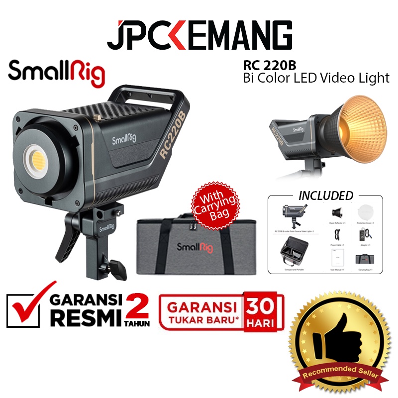 Jual SmallRig RC 220B Bi Color LED Video Light Studio Lighting Small ...