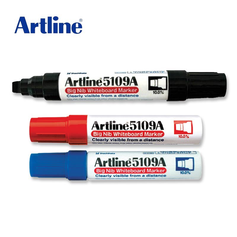 Jual Artline 5109A Big Nib Whiteboard Marker ( Hitam / Biru / Merah ...