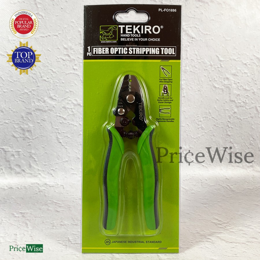 Jual Tang Potong Kabel Fiber Optik Tekiro / Fiber Optic Stripping Tool ...