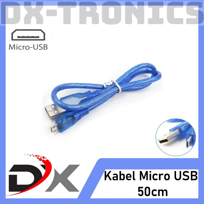 Jual Kabel Micro USB Cable Arduino Due Leonardo wemos D1 ESP32 microUSB ...