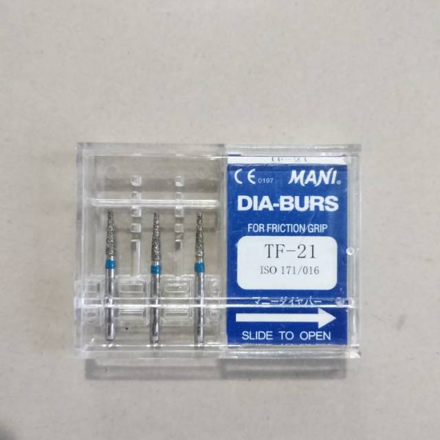 Jual MANI BUR KODE TF-21 BUR HIGHSPEED TAPPERED FISSURE | Shopee Indonesia
