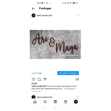 Jual Tulisan Kayu Timbul costum/Tulisan Timbul costum Wooden Craft ...