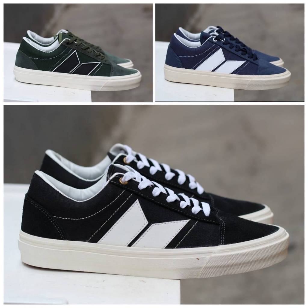 Jual Sepatu Macbeth Black White Army Green Navy Men Sneakers Pria | Shopee Indonesia