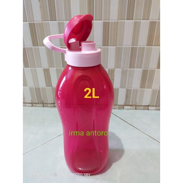 Jual ECO BOTTLE 2 LITER (1) RED tupperware | Shopee Indonesia