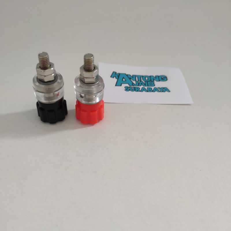 Jual Binding Post Transparan Besar Binding Post Speaker Terminal Plug ...
