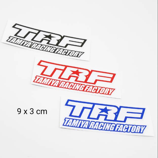 Jual Sticker Tamiya Racing Factory TRF Mini 4wd | Shopee Indonesia