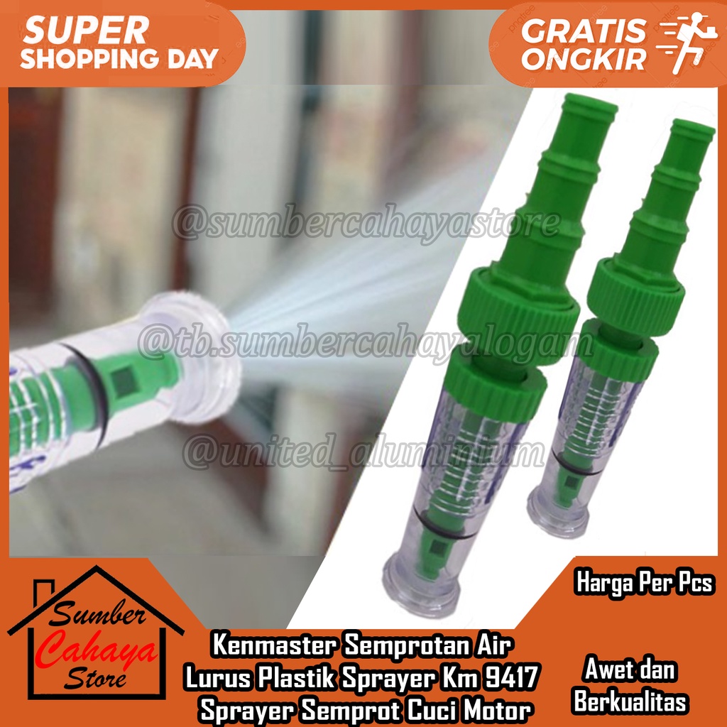 Jual Kenmaster Semprotan Air Lurus Plastik Sprayer Km 9417 Sprayer ...