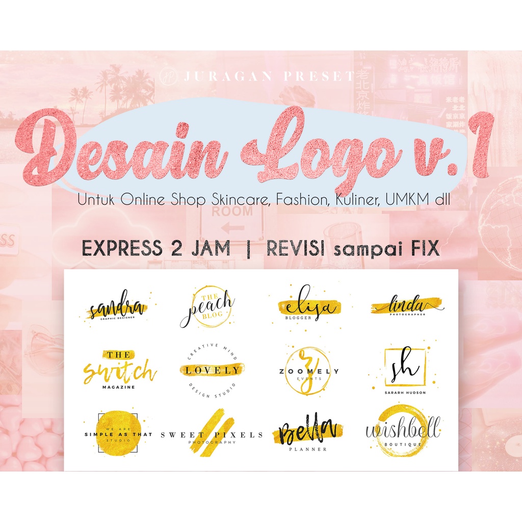 Jual DESAIN LOGO v.1 by Juragan Preset | Shopee Indonesia