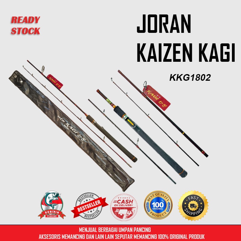 Jual Joran Kaizen Kagi Model KKG1802 - Joran spinning original Kaizen | Shopee Indonesia