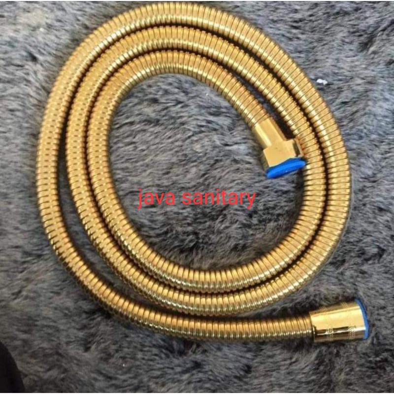 Jual Slang Shower 150 Cm Gold/Slang Hand Shower Stainless 304 Warna Emas | Shopee Indonesia