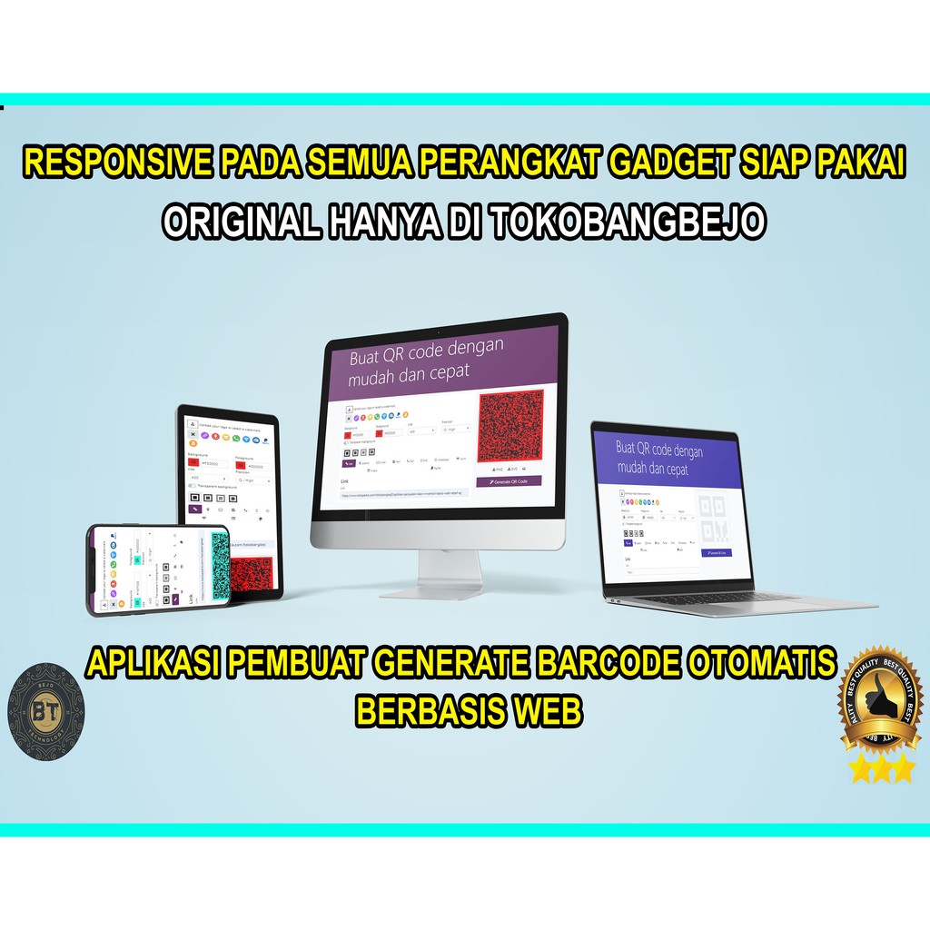 Jual APLIKASI WEB SOURCE CODE MEMBUAT BARCODE DENGAN MUDAH DAN CEPAT ...