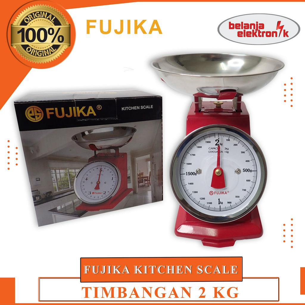 Jual TIMBANGAN DAPUR BESI SERBAGUNA KUE/ROTI 2KG FUJIKA KITCHEN SCALE ...