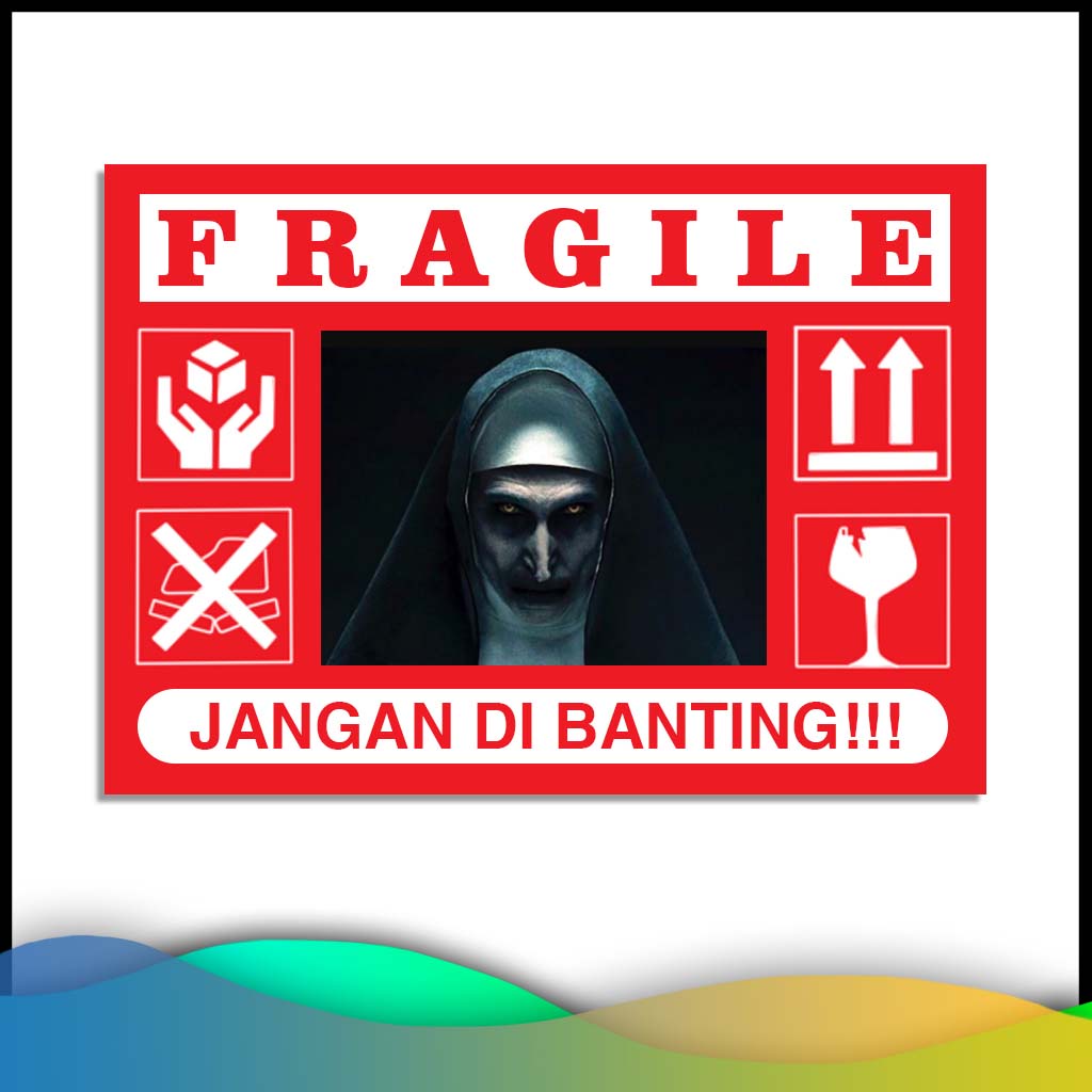 Jual Stiker Fragile Awas Pecah Unik / Stiker Fragile Anti Pecah Murah ...