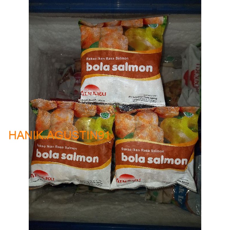 Jual FROZEN FOOD MINAKU Bola Salmon 200gr | Shopee Indonesia