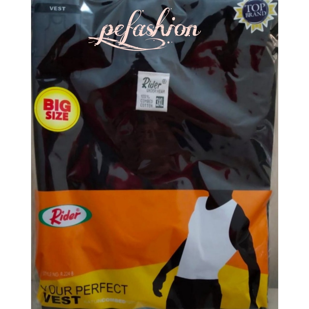 Jual KAOS SINGLET JUMBO RIDER R 224 HITAM 3XL 4XL 5XL KAOS DALAM RIDER ... Jual KAOS SINGLET JUMBO RIDER R 224 HITAM 3XL 4XL 5XL KAOS DALAM RIDER ...
